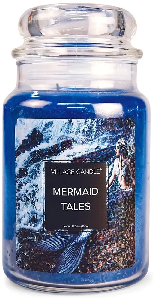 Village Candle Vonná svíčka ve skle - Mermaid Tales - Příběhy mořských panen, velká