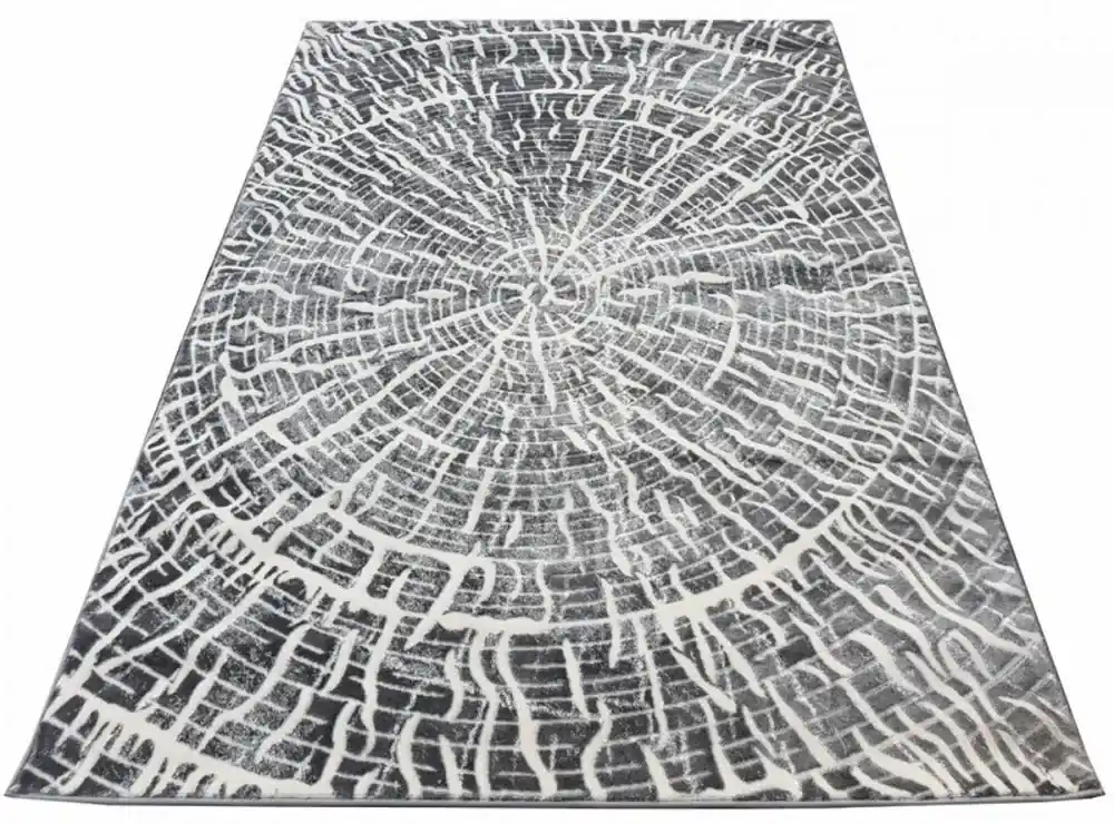 Kusový koberec Letokruhy šedý 2, Velikosti 200x290cm | BIANO