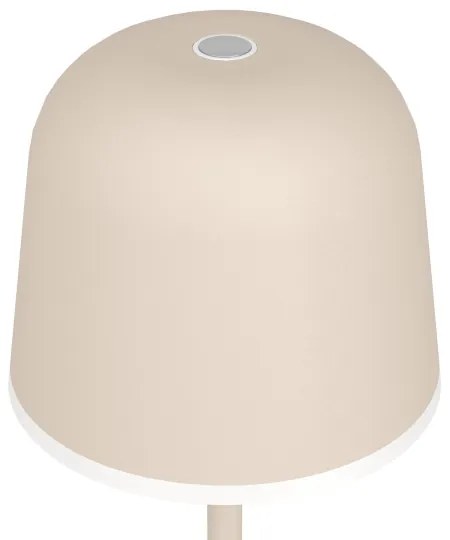 Eglo 900461-LED Stmívatelná venkovní lampa MANNERA 2,2W/5V 1800mAh béžová IP54