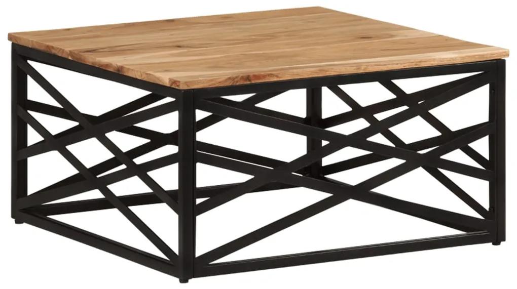 330076 vidaXL Konferenční stolek 68 x 68 x 35 cm masivní akáciové dřevo