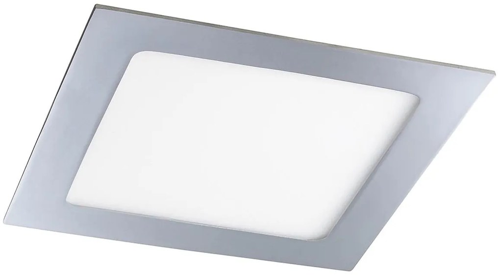 Zápustný LED panel LOIS, 12W, denní bílá, 17x17cm, čtvercový, chromovaný Rabalux LOIS 005587