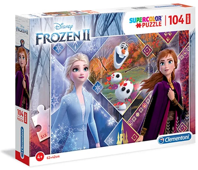Clementoni - Puzzle Maxi 104 Frozen 2