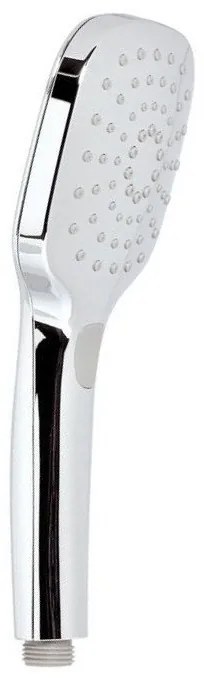 Sapho Ruční masážní sprcha s tlačítkem, 4 režimy sprchování, 100x100mm, ABS/chrom - 1204-24