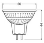LED žárovka GU5,3 MR16 LEDVANCE PARATHOM 6,5W (50W) neutrální bílá (4000K), reflektor 12V 36°
