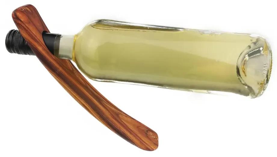 Woodlaf Dřevěný stojan na víno Yvon, višen