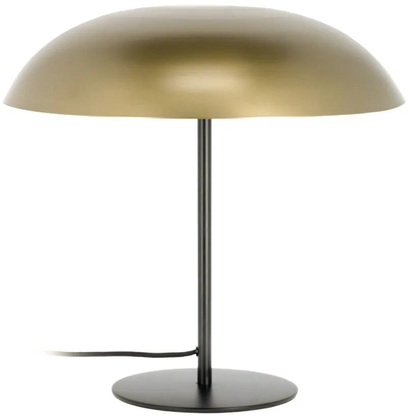 OnaDnes -20% Zlatá kovová stolní lampa Kave Home Carlisa