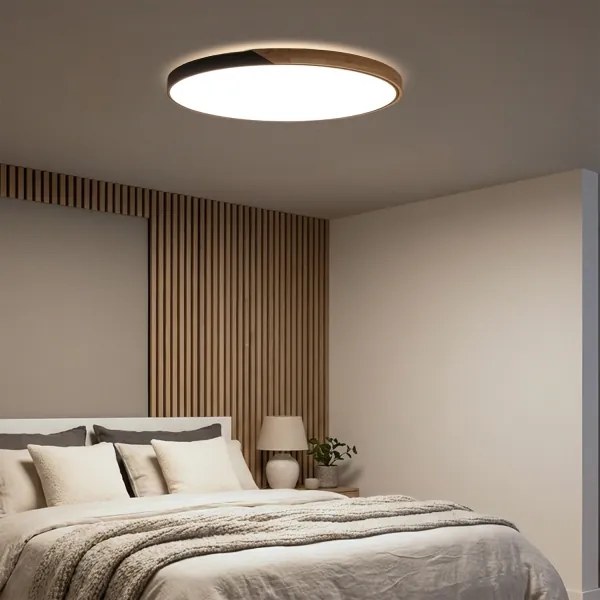 Brilagi - LED Stmívatelné svítidlo PILANA LED/72W/230V dub/černá pr. 80 cm + DO
