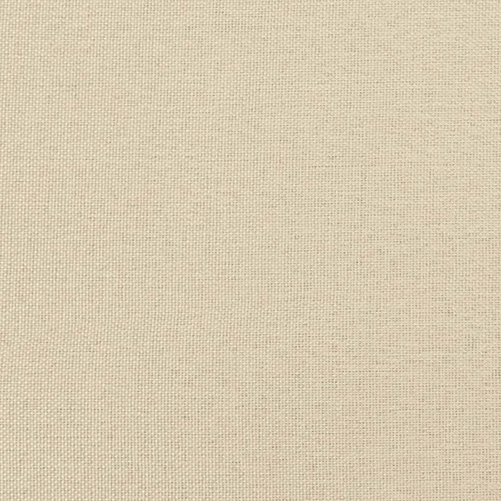 Houpací křeslo krémové textil 328009