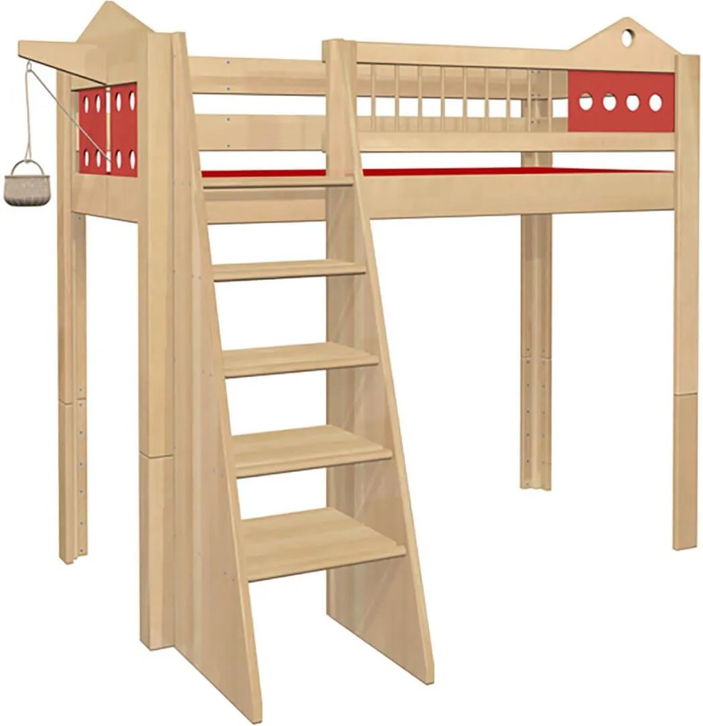 De Breuyn Dětská dřevená postel DeBreyun Deluxe Villa Loft