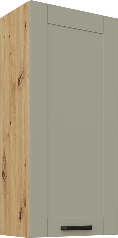 LUNA sa | horní skříňka 50 G-108 1F s policemi | 50 cm | EXTRA VYSOKÁ | UNI dvířka | artisan/světle šedá