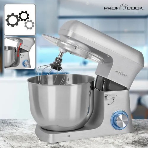 ProfiCook PC-KM 1222 W silber