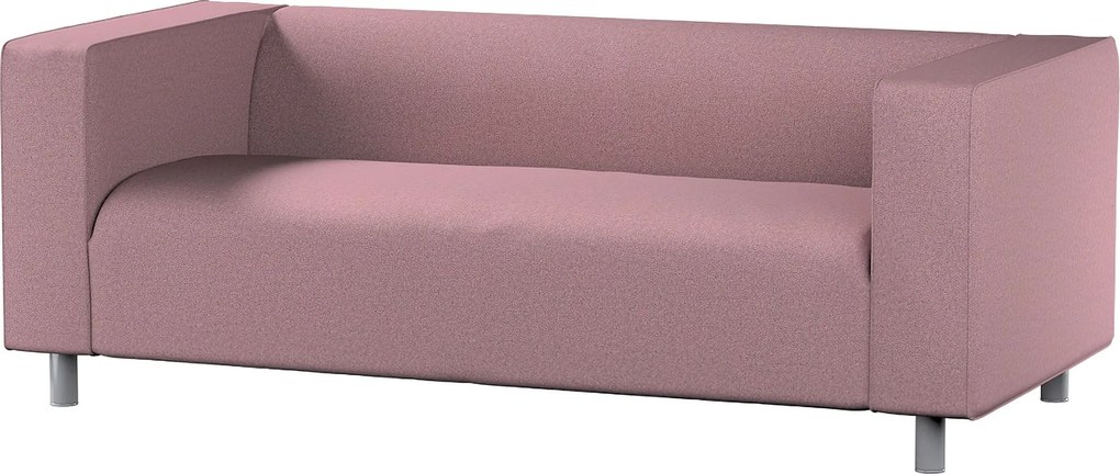 Potah na pohovku IKEA Klippan 2-místná barva růžová látka pletený vzor
