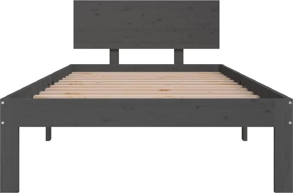 vidaXL Rám postele masivní borovice 90 x 200 cm [810482] Barva: Černá