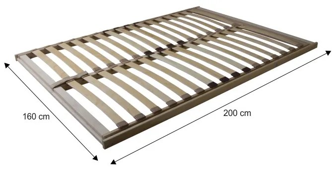 Výklopný lamelový rošt BASIC FLEX FRONT Tempo Kondela 90 x 200 cm