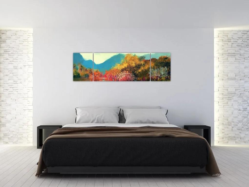 Obraz - Barvy podzimu (170x50 cm)