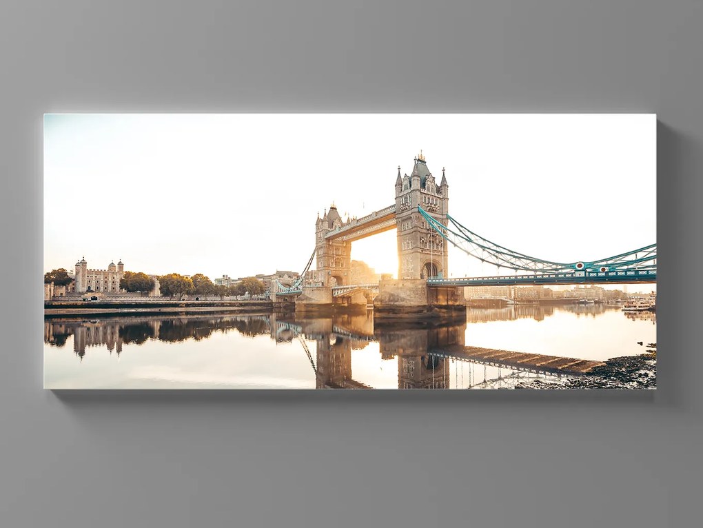 XXL obraz londýnský tower bridge Rozměr: 250 x 125 cm