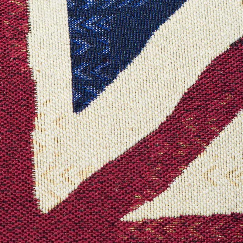SCANquilt povlak MOTIV britská vlajka červenomodrá 40 x 40 cm