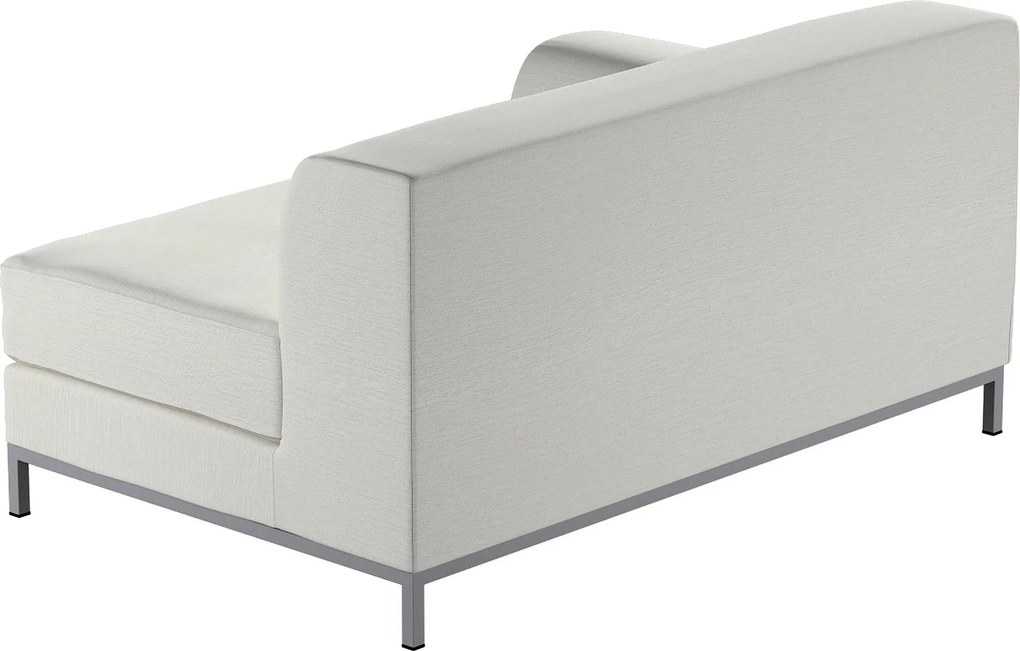 Potah na pohovku IKEA , levé provedení Kramfors 2-místná barva šedá látka lesklé, pletený vzor, sametová