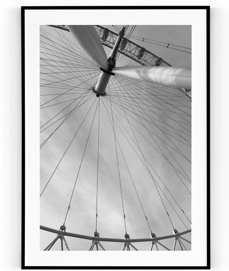 Plakát / Obraz London Eye Samolepící plátno A4 - 21 x 29,7 cm