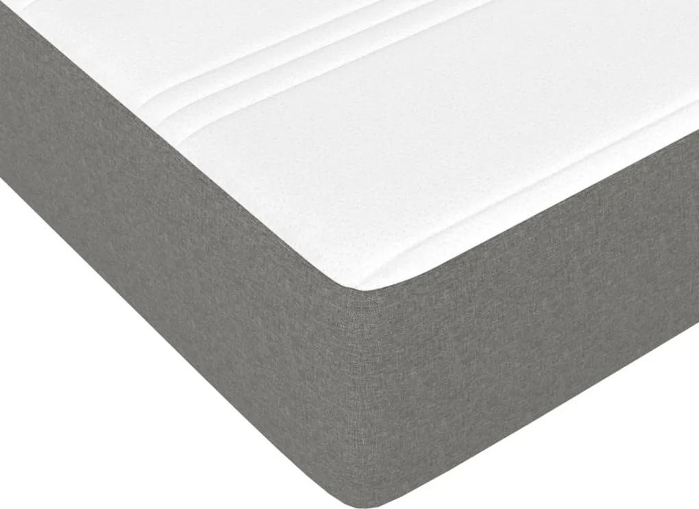 vidaXL Box spring postel s matrací 120x200 cm textil [3144160] Barva: Černá