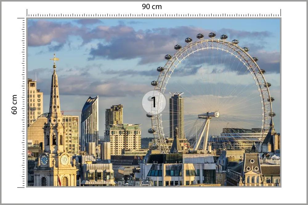 Fototapeta Londýnské Oko Samolepící tapety 360x240