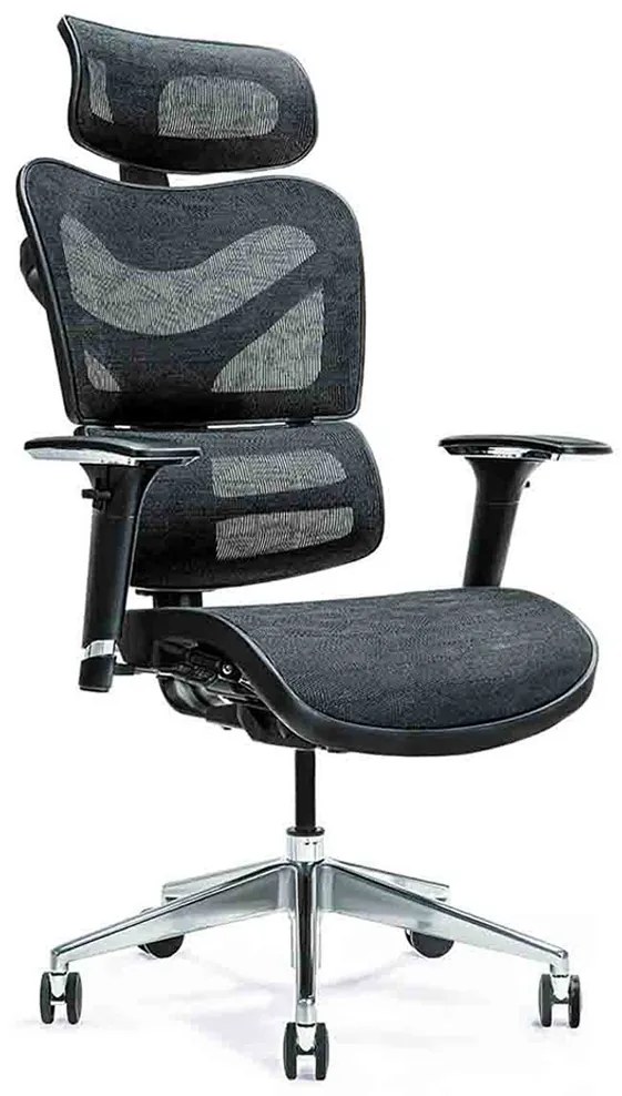 Ergonomické křeslo Ergo 600, mesh, černé