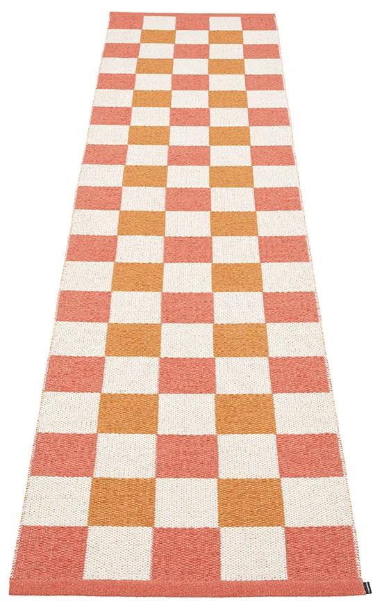 Vinylový koberec Pappelina PIX Flamingo/Vanilla/Light orange velikost: 70x300cm