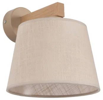 Brilagi - Nástěnná lampa LATTE SABIA 1xE27/15W/230V borovice/béžová