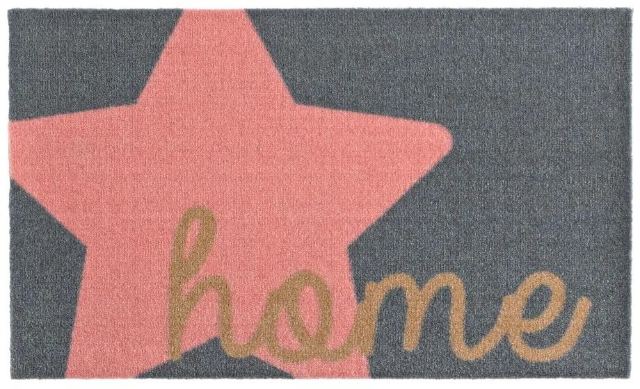 Šedorůžová rohožka Zala Living Design Star Home Grey Pink, 50 x 70 cm