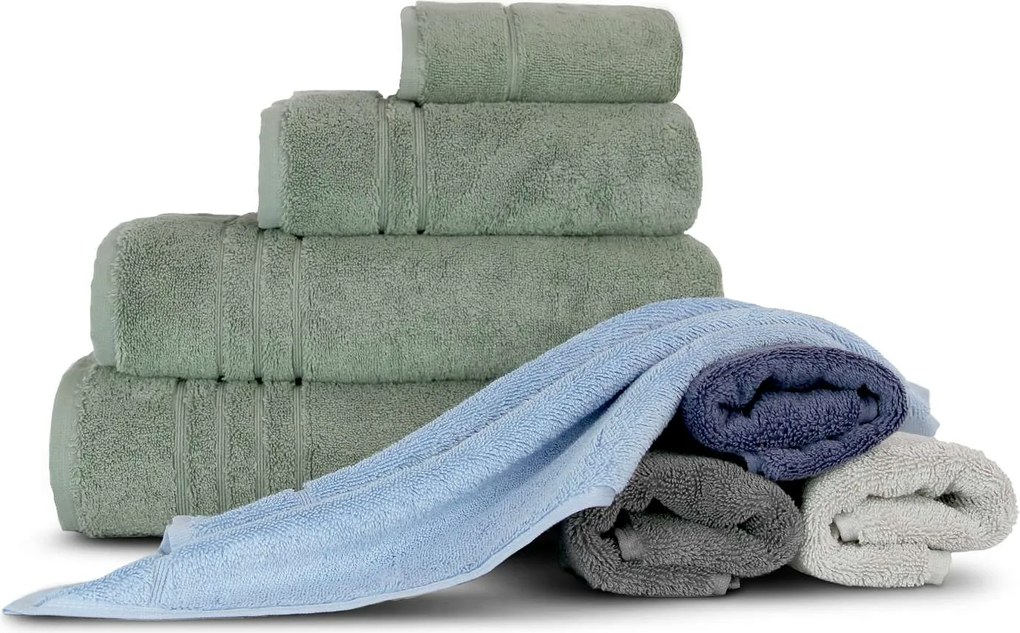 Ručníky a osušky COMFORT DI CASA NUO - zelená Velikost: osuška 100 x 150