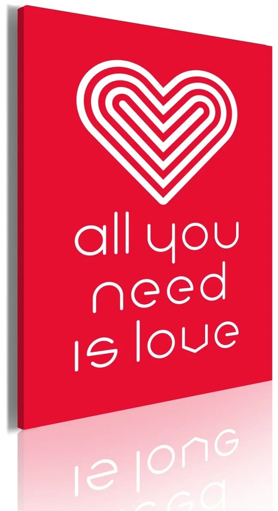 Obraz - All you need is love - 50x70