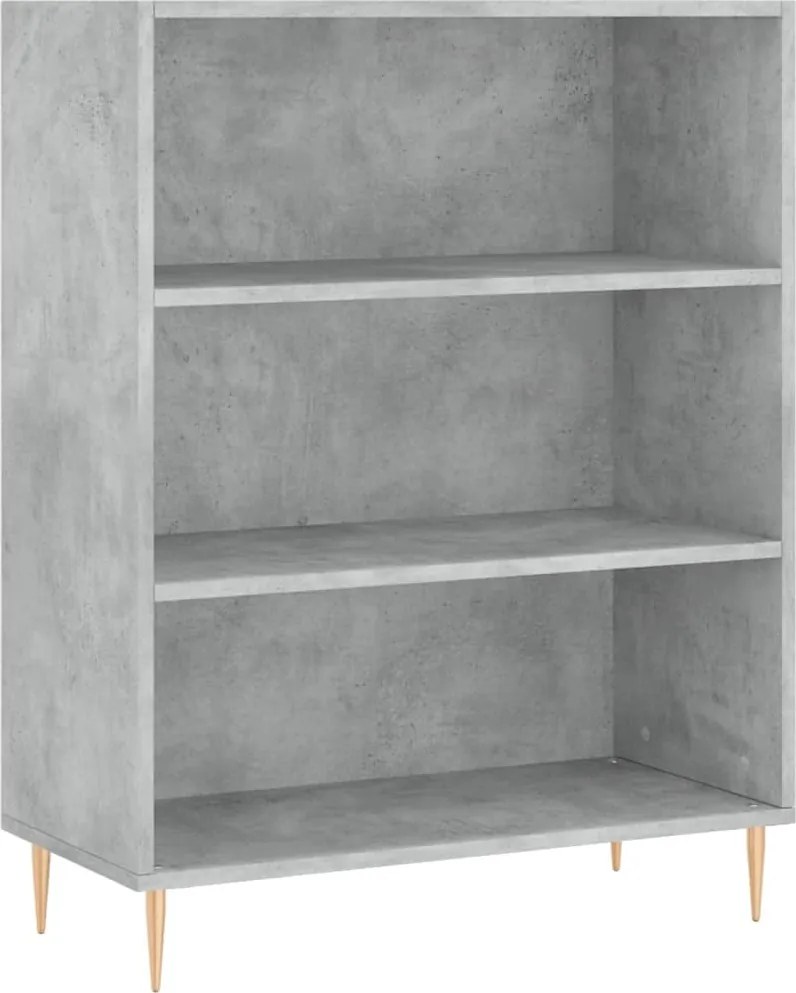 vidaXL Skříň highboard 69,5 x 34 x 180 cm kompozitní dřevo [3200061] Barva: Černá