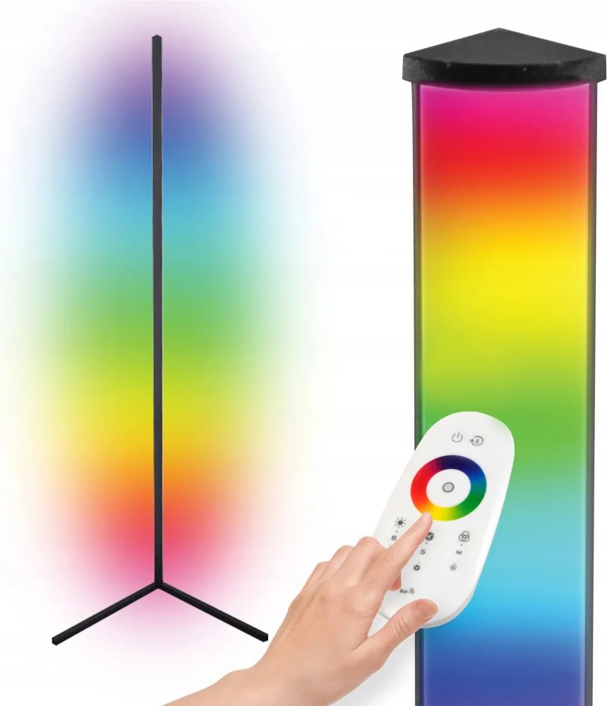 Rgb Led podlahová lampa dálkový ovladač