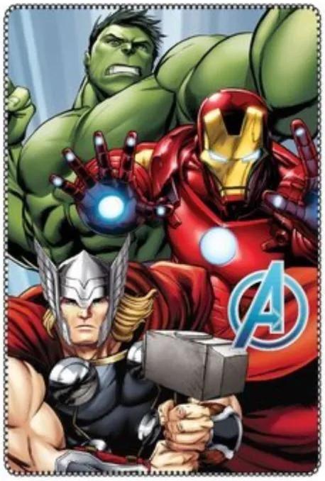 SUN CITY Fleecová / fleece deka Super Heroes Avengers Heroes 100x150