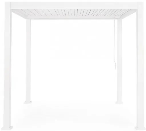 BIZZOTTO Bílá hliníková pergola s uzavíracími lamelami OCEAN 3x3 m 0795773