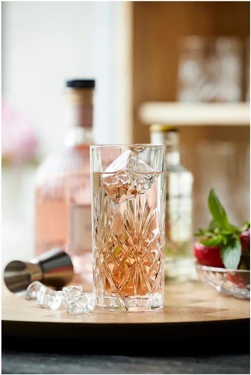 Křišťálové sklenice v sadě 6 ks na koktejly 360 ml Melodia – Lyngby Glas