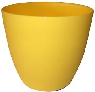 Obal květináče ELLA 13 cm, žlutá matná