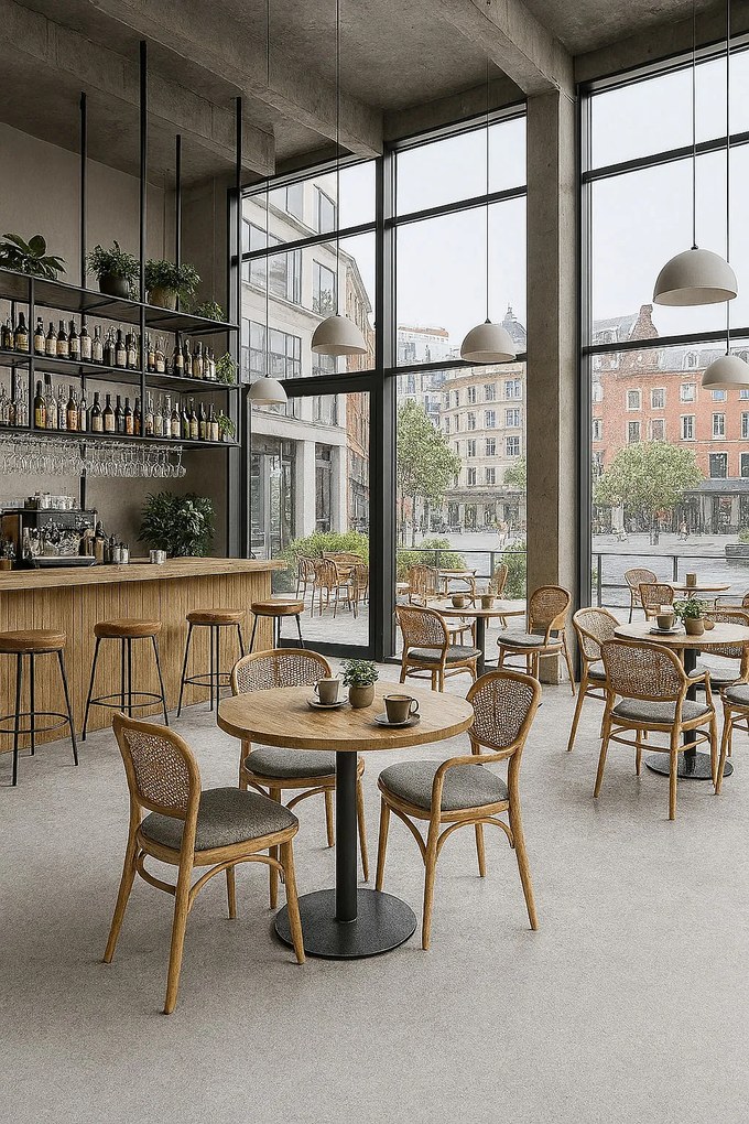 Gerflor, PVC podlaha - lino Flexar Nerok 2151 Shade Light Grey, na míru, šíře 2m,4m, šedá, bez podkladu, chodba / předsíň