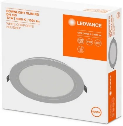 LED podhledové svítidlo LEDVANCE Slim Round 155mm 12W/4000K neutrální bílá
