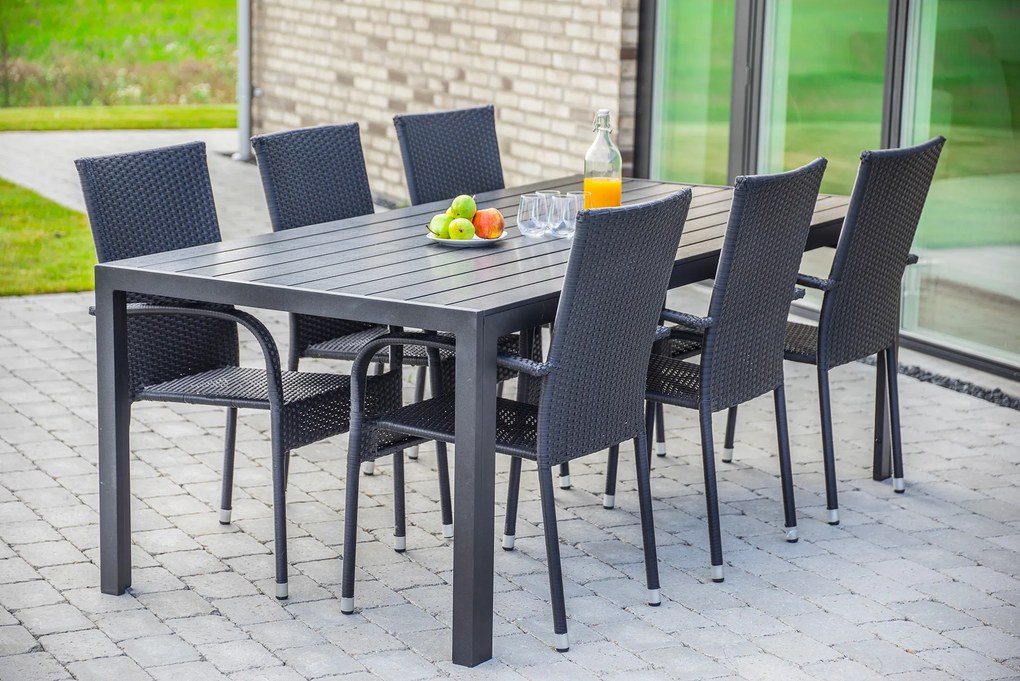 Vikio Zahradní set 180x90 pro 8 osob DT278 antracit