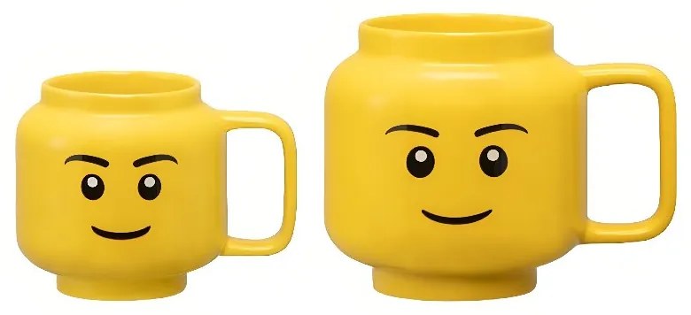 OnaDnes -20% Lego® Žlutý keramický hrnek LEGO® Šťastný chlapec 255 ml