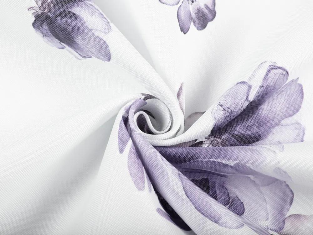 Biante Teflonové prostírání na stůl TF-024 Fialové růže na bílém 35x45 cm