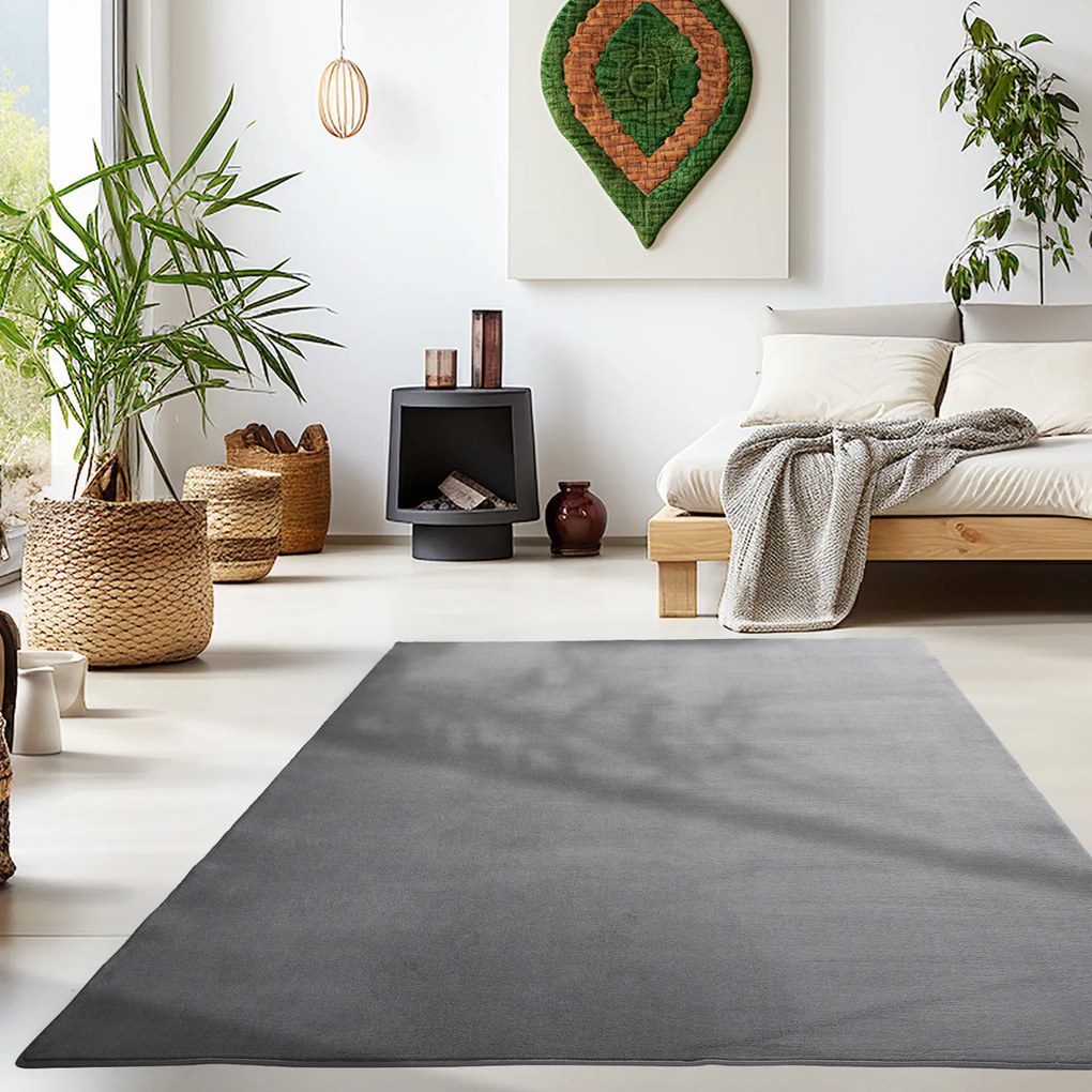 Ayyildiz, Kusový koberec Sky 5400 Grey, 160x230, šedá, obývací pokoj