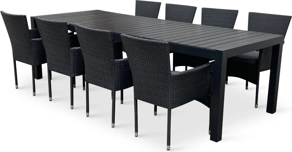 Nábytek Texim Jídelní set GRANDE PASTO + 8x křeslo BALI