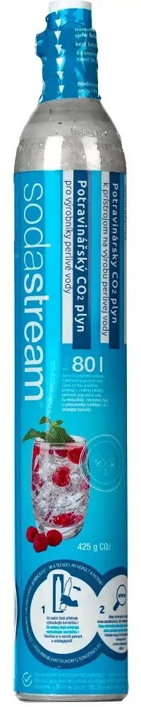 Smeg Bombička do výrobníku sody s potravinářským CO2, až 80 l sody, samostatná   40017388
