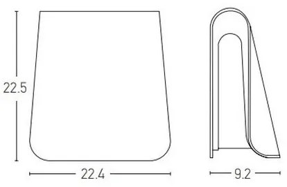 Zambelis E245 - LED Venkovní nástěnné svítidlo LED/6W/230V IP54 antracit