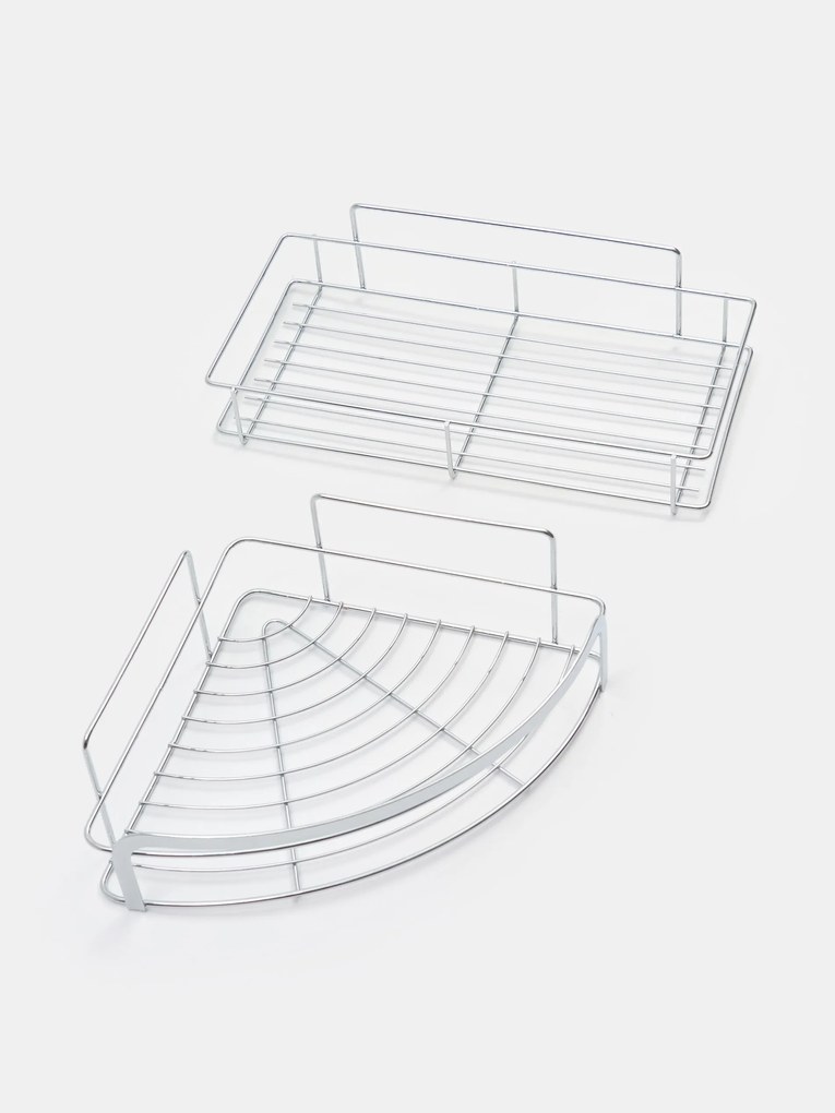 Sinsay - Kovová koupelnová police - sříbrná
