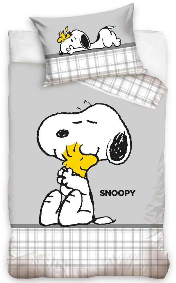 Povlečení do postýlky Snoopy Nejlepší Kamarádi