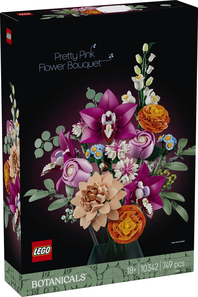 LEGO® Botanicals 10342 Krásná kytice růžových květin