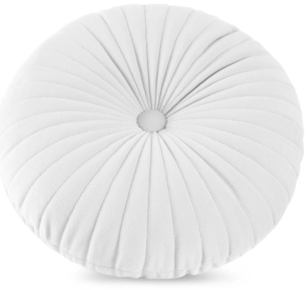 DEKORAČNÍ POLŠTÁŘ VELVET68 (FI) 40 CM BÍLÁ